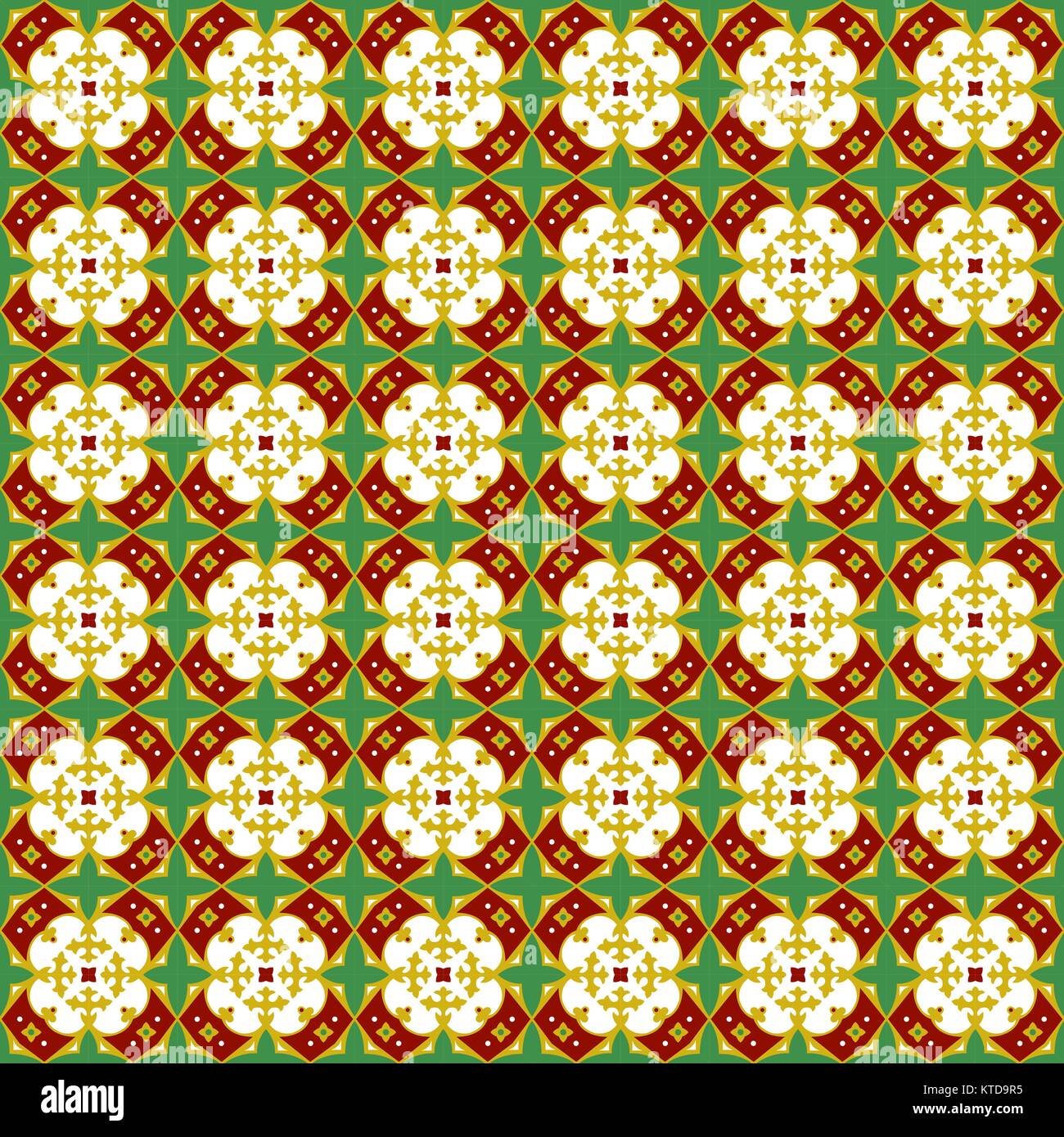 Seamless background image of royal cross flower pattern Stock Vector ...
