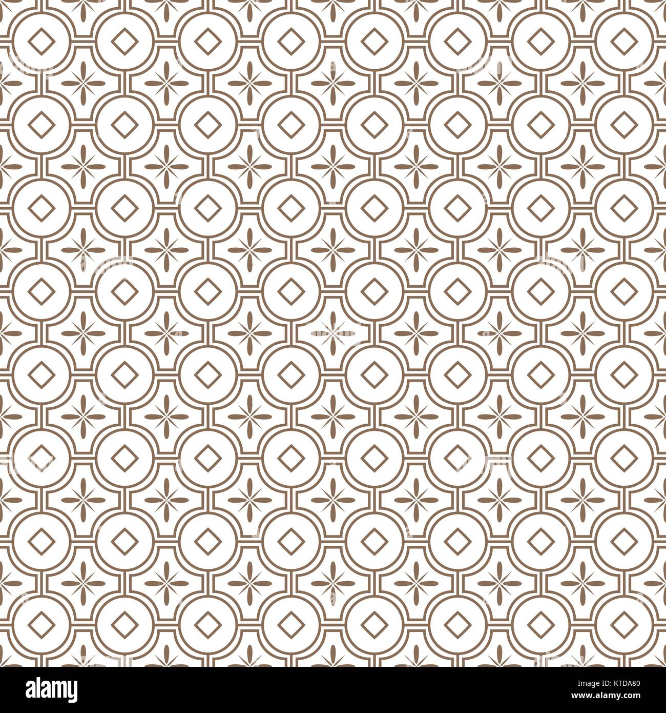 Seamless background image of vintage golden round cross flower pattern ...