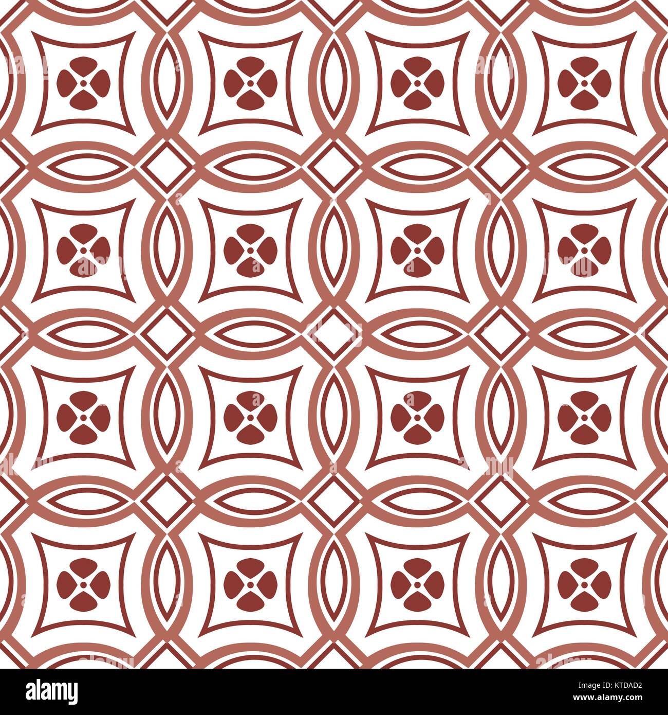 Seamless background image of vintage red round cross flower pattern ...