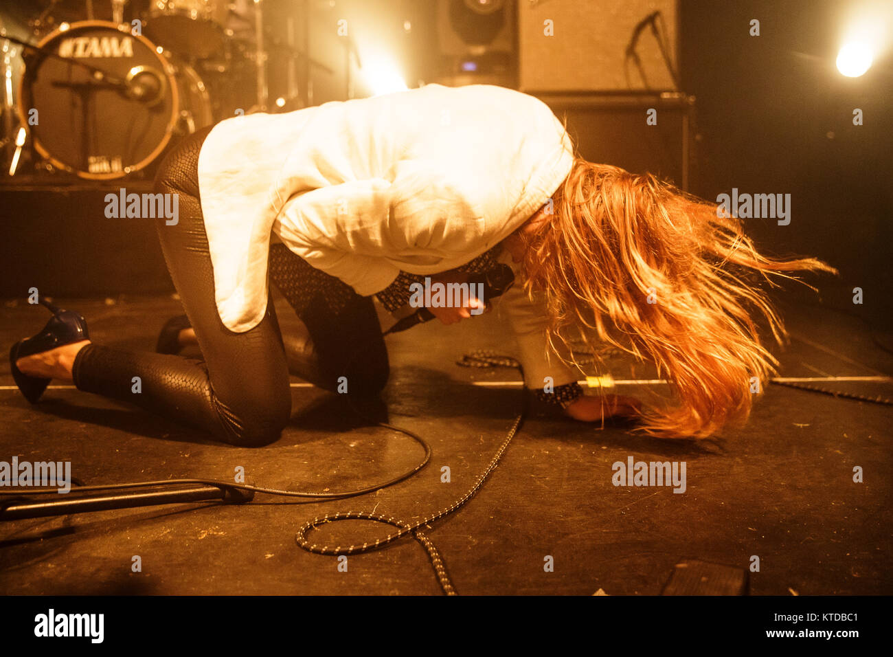 The French-American rock band Parlor Snakes performs a live concert at ...