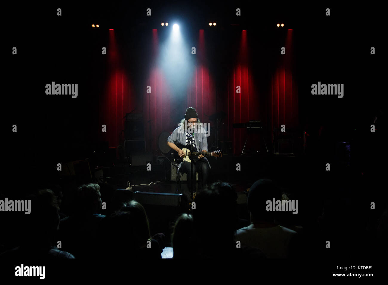 The American singer, songwriter and musician Phil Cook performs a live ...