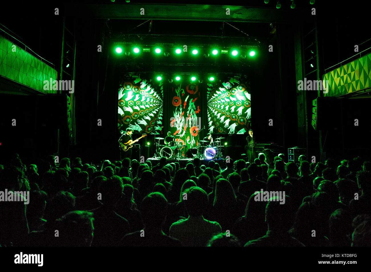 The American synthpop band Poliça (often written as Polica) performs a ...