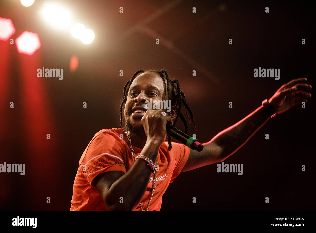 The Jamaican singer, songwriter and deejay Popcaan performs a live ...