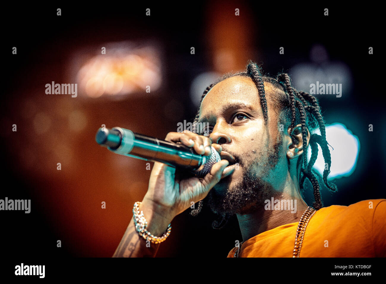 The Jamaican singer, songwriter and deejay Popcaan performs a live ...