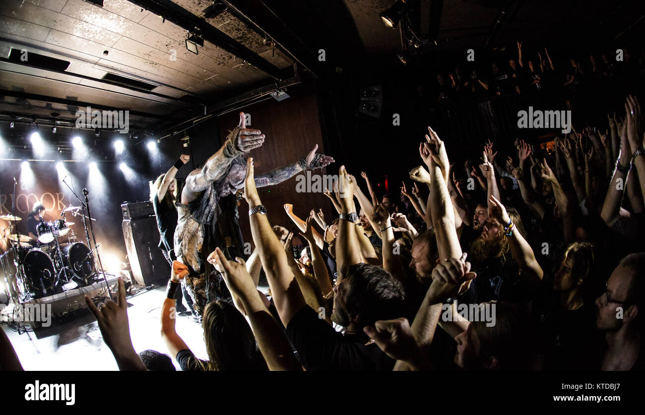 The Irish extreme metal band Primordial performs a live concert at VEGA ...