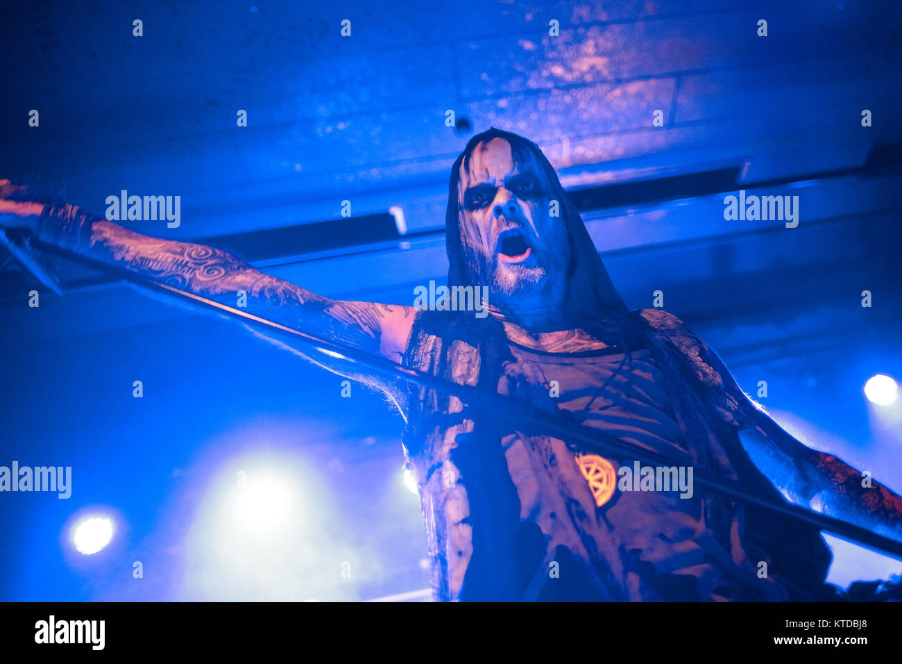 The Irish extreme metal band Primordial performs a live concert at VEGA ...