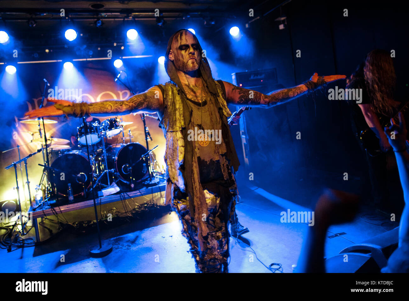 The Irish extreme metal band Primordial performs a live concert at VEGA ...