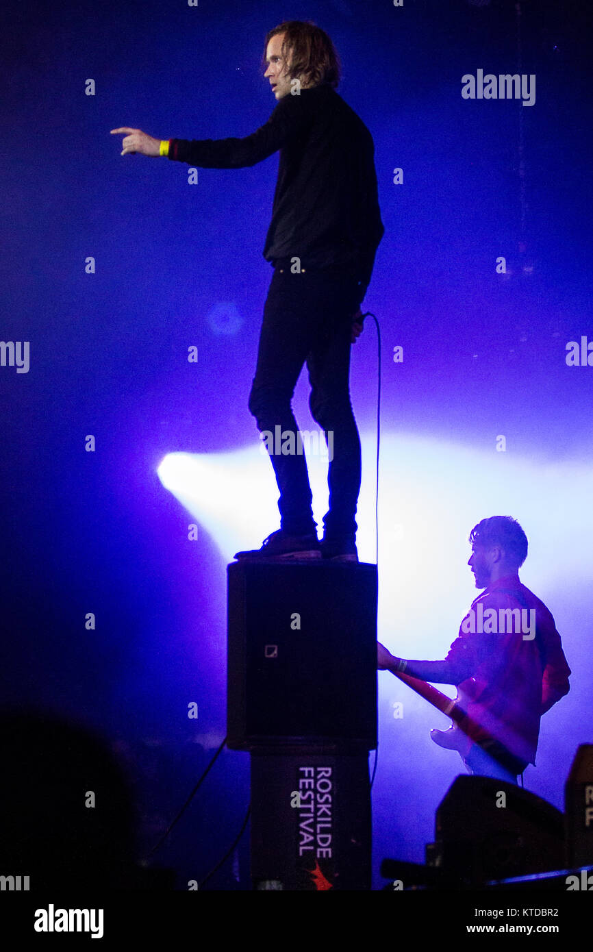 The Swedish hardcore punk band Refused performs a live concert at the ...