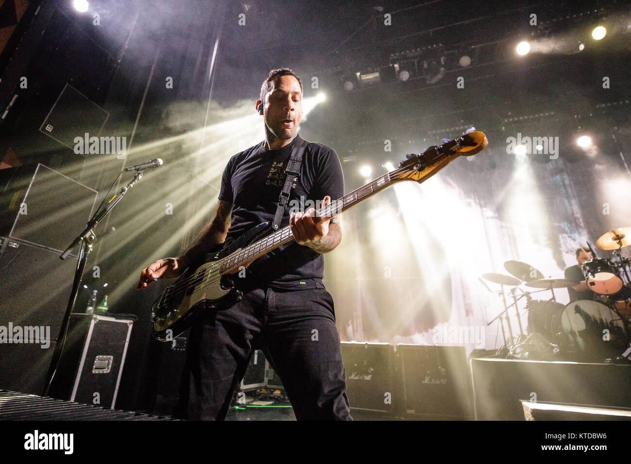 Denmark, Copenhagen - October 29, 2017. The American punk band Rise ...