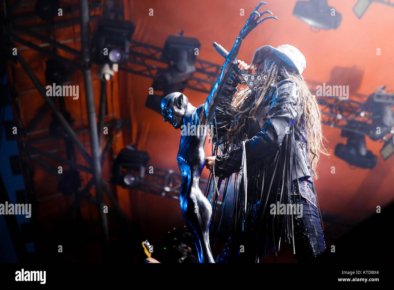 The American singer and musician Rob Zombie performs a live concert at ...
