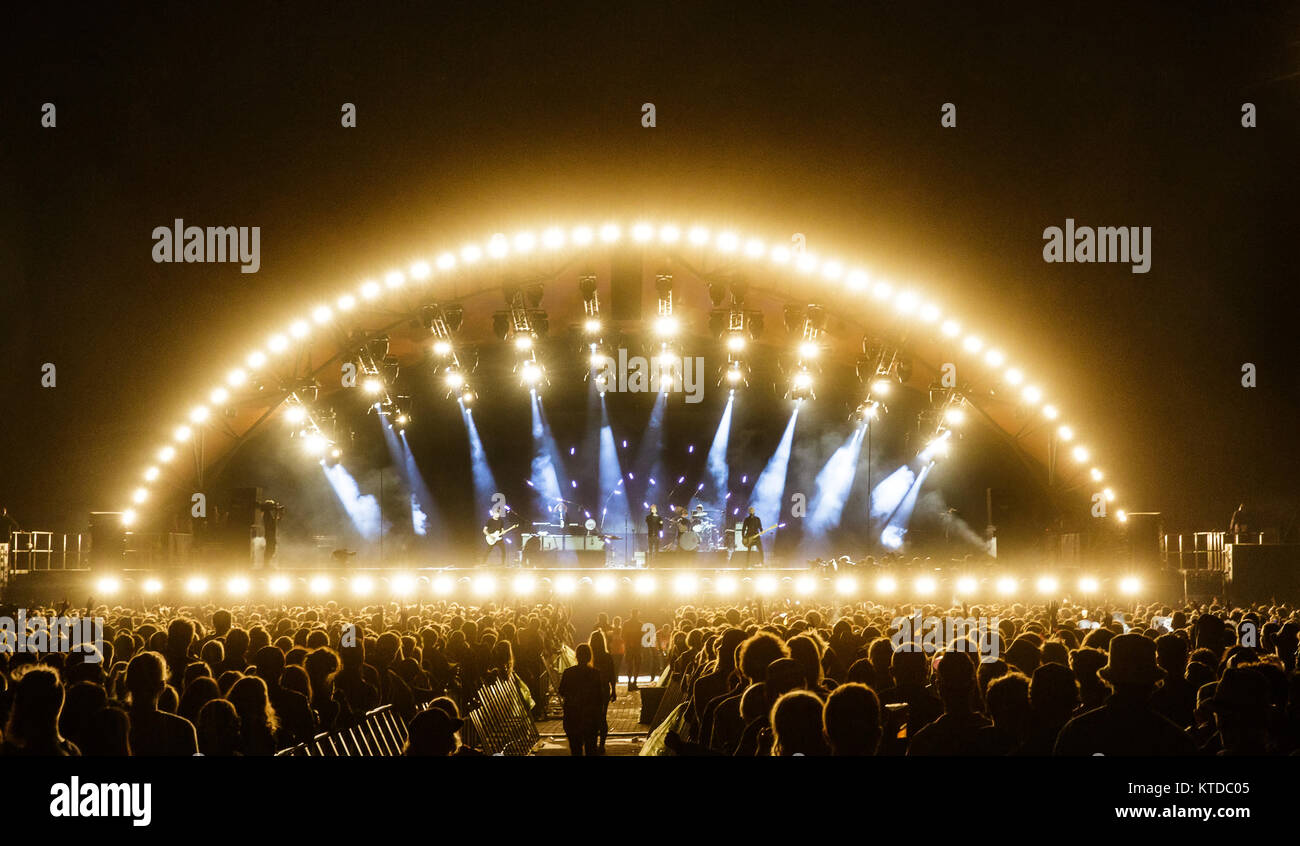 Impressive view over the Orange Stage at the Danish music festival ...