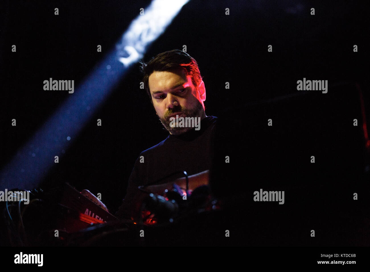 The German electronic musician, DJ and producer Shed performs a live DJ ...
