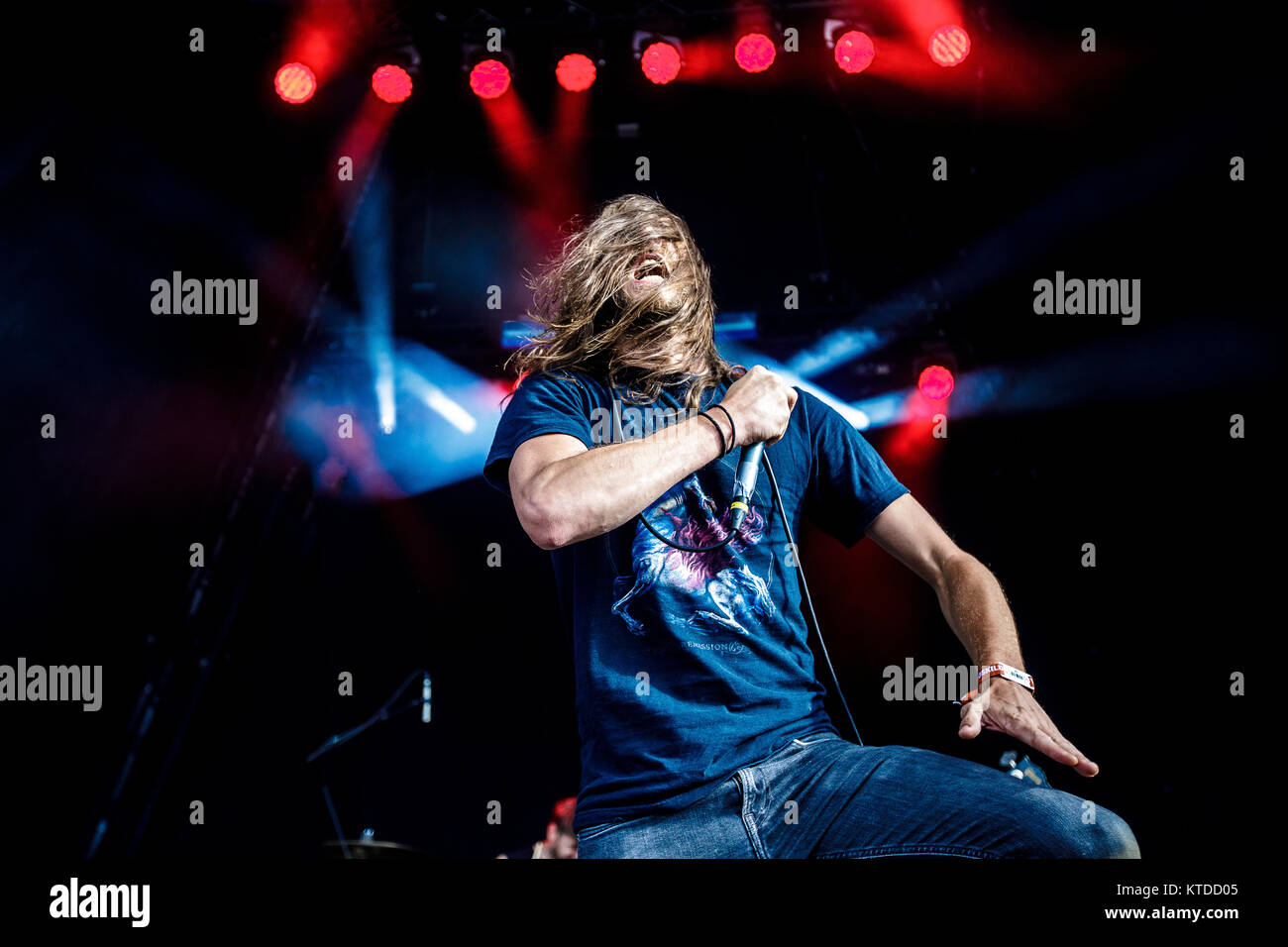 The Norwegian black metal and hardcore band Sibiir performs a live ...