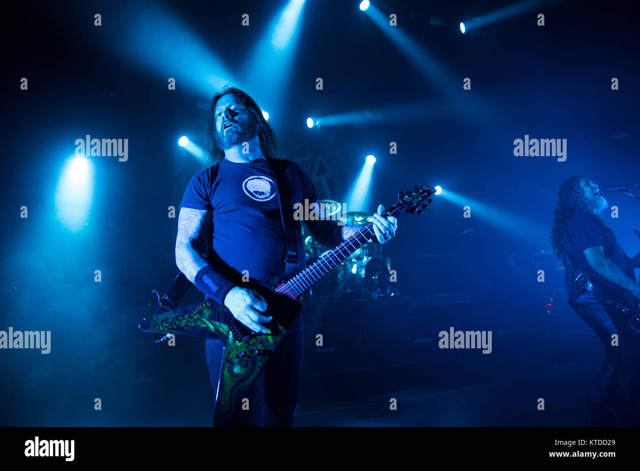 The American thrash metal band Slayer performs a live concert at VEGA ...