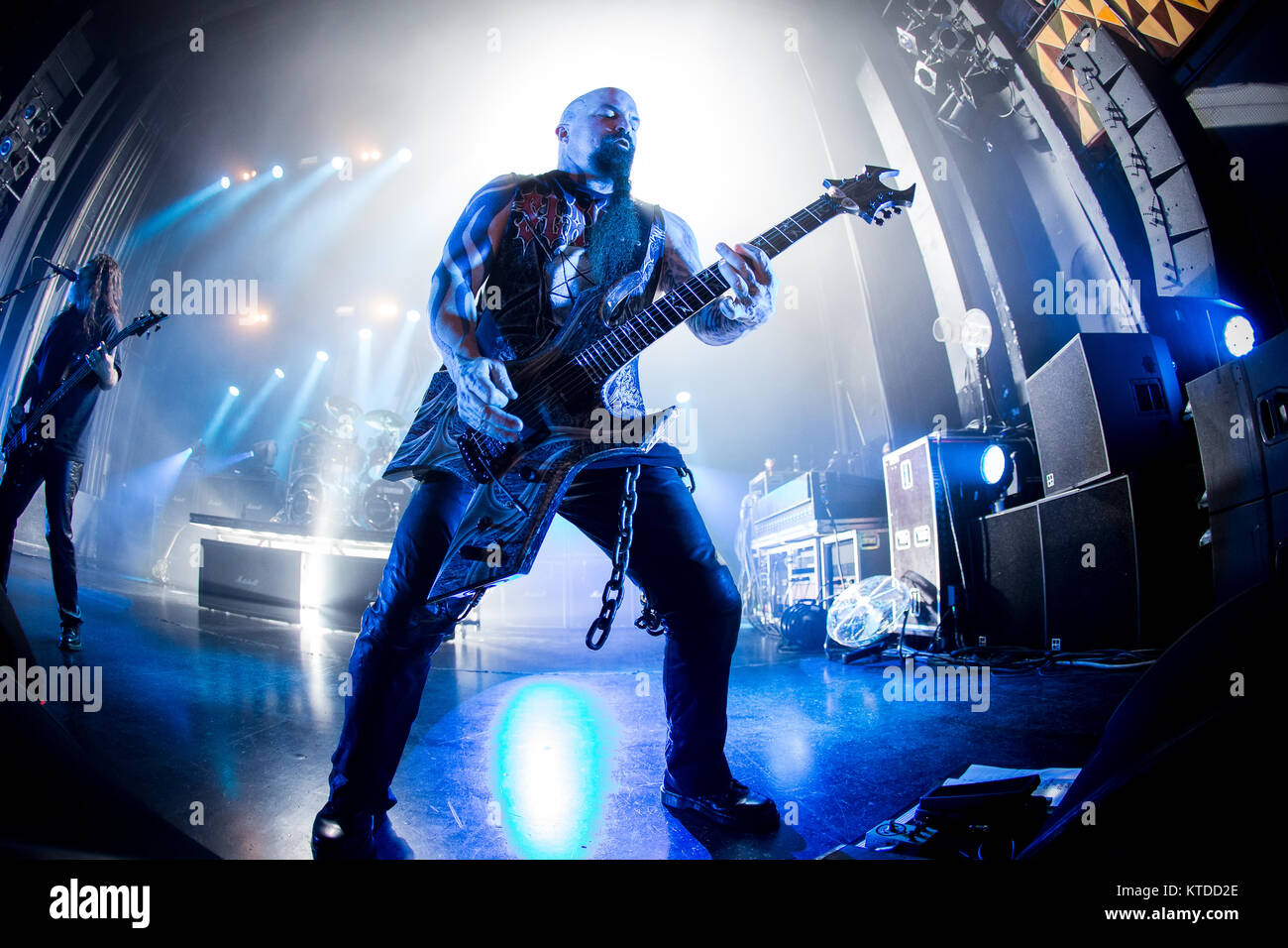 The American thrash metal band Slayer performs a live concert at VEGA ...