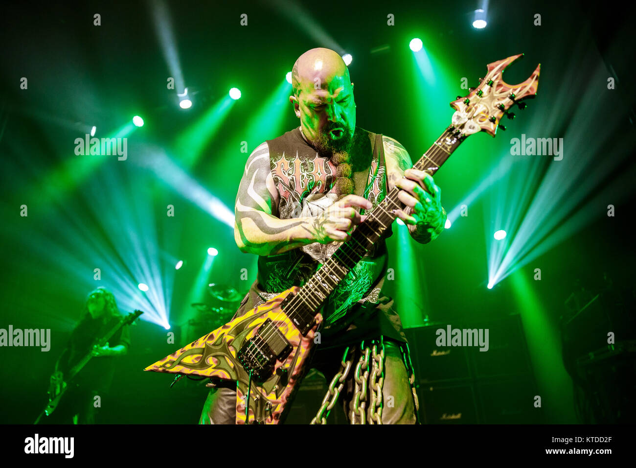 The American thrash metal band Slayer performs a live concert at VEGA ...