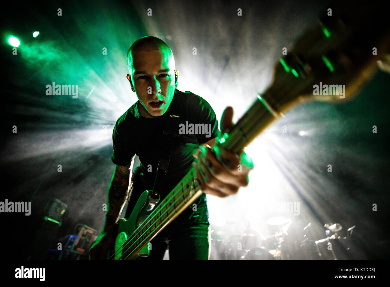 Denmark, Copenhagen - October 29, 2017. The American rock band Sleeping ...