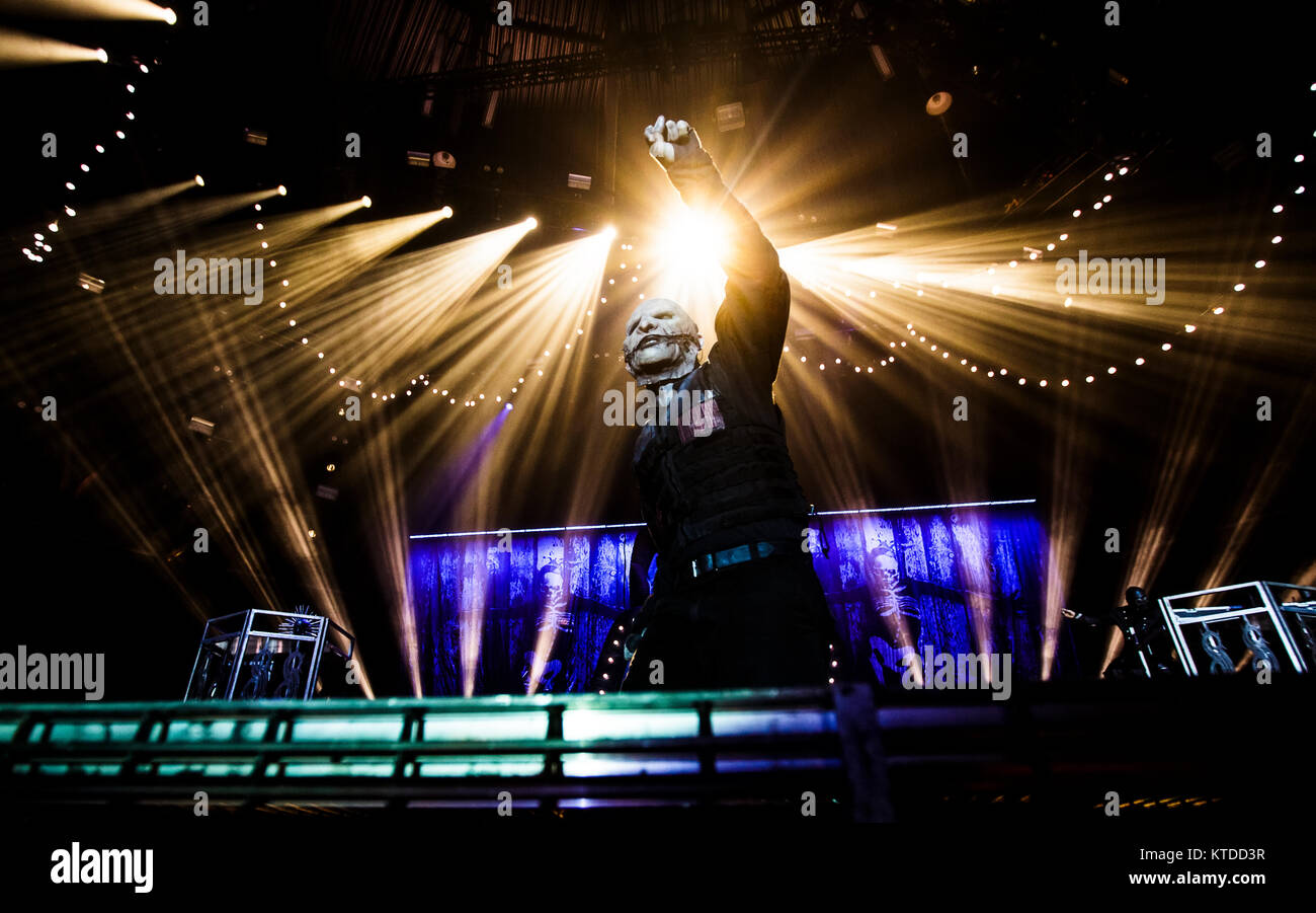 The American heavy metal band Slipknot performs a live concert at Forum ...