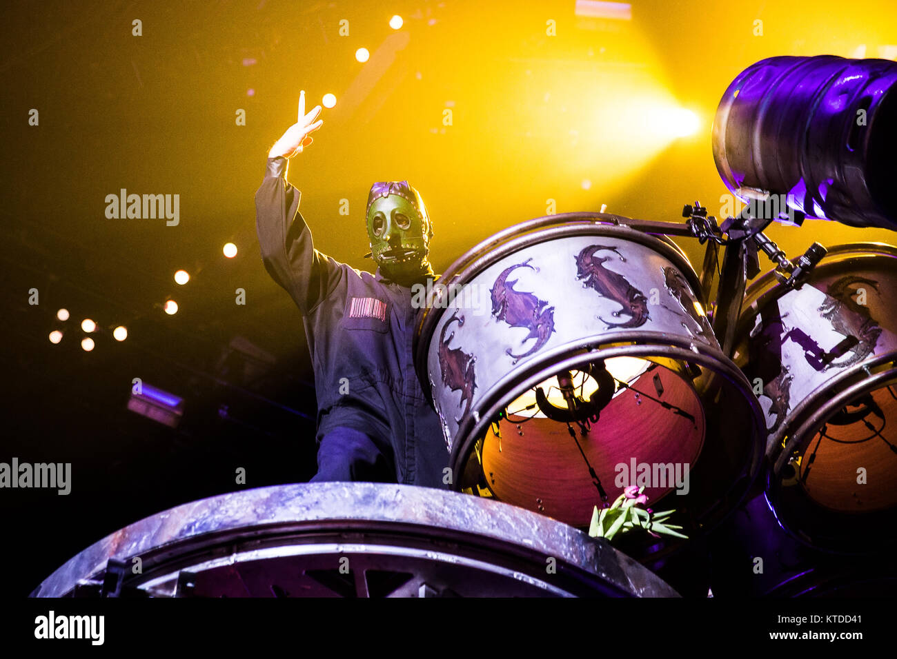 The American heavy metal band Slipknot performs a live concert at Forum ...