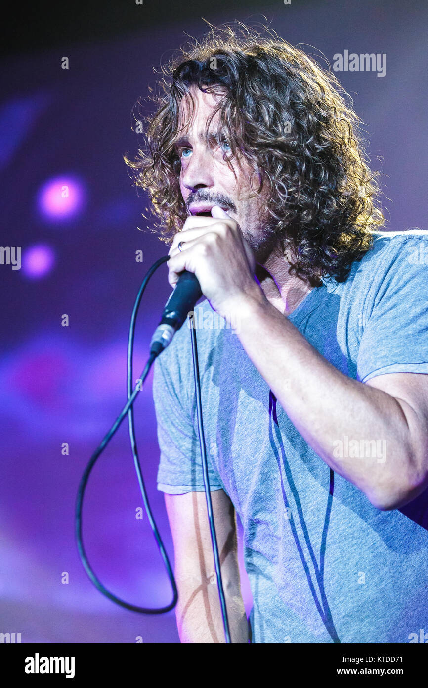 Soundgarden, the American rock and grunge band, performs a live concert ...