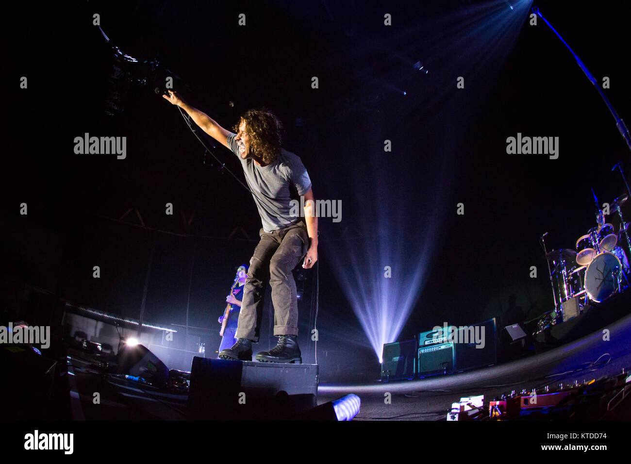 Soundgarden, the American rock and grunge band, performs a live concert ...