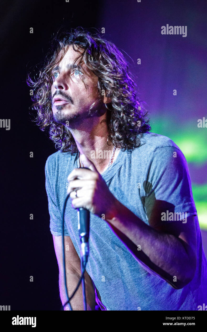 Soundgarden, the American rock and grunge band, performs a live concert ...