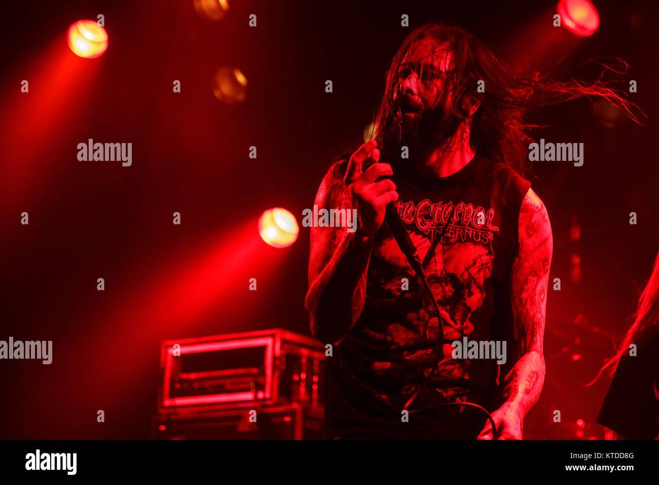 The American death metal band Suffocation performs a live concert at ...
