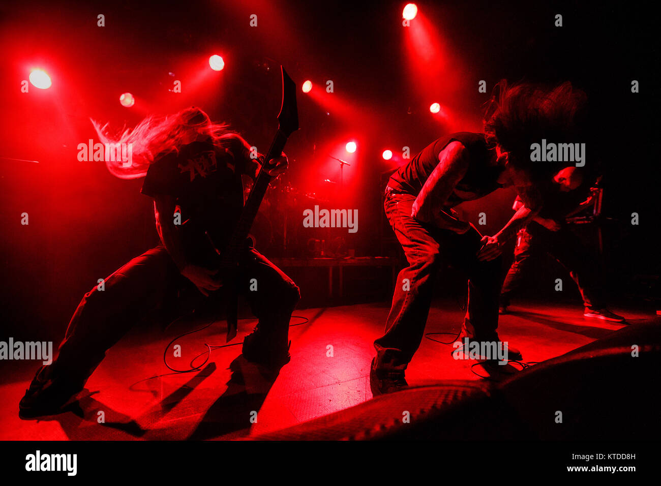 The American death metal band Suffocation performs a live concert at ...