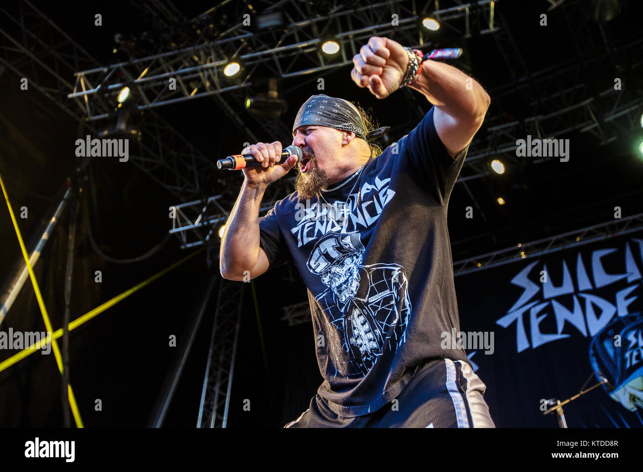 The American trash metal band Suicidal Tendencies performs a live ...