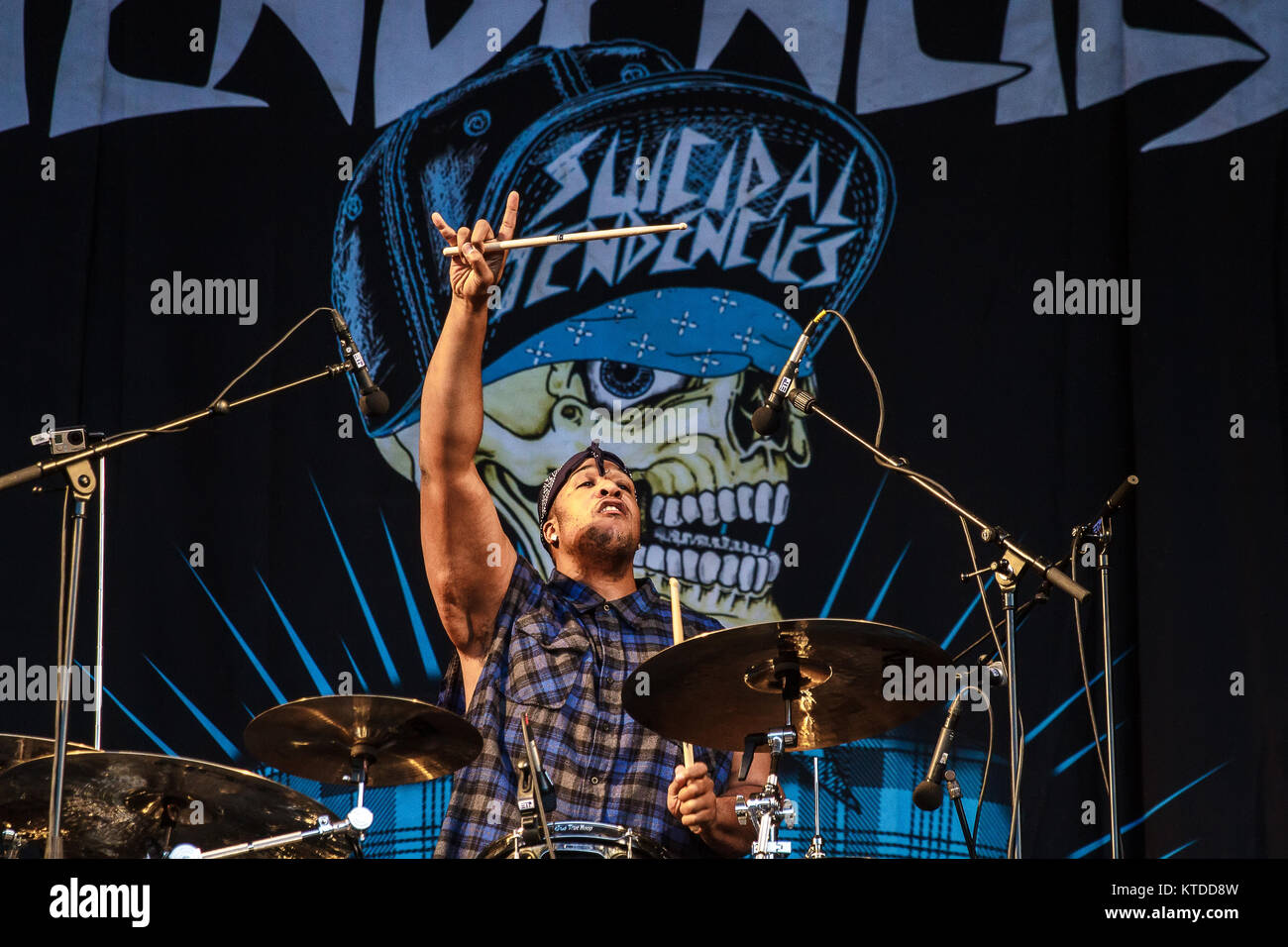 The American trash metal band Suicidal Tendencies performs a live ...