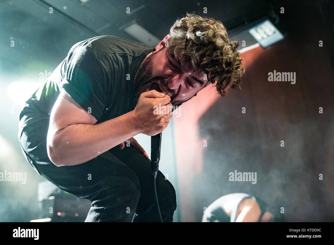 The American deathcore band Suicide Silence performs a live concert at ...