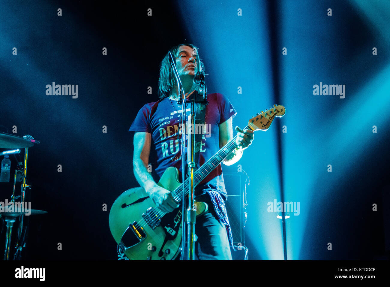 The American rock band The Dandy Warhols performs a live concert at ...