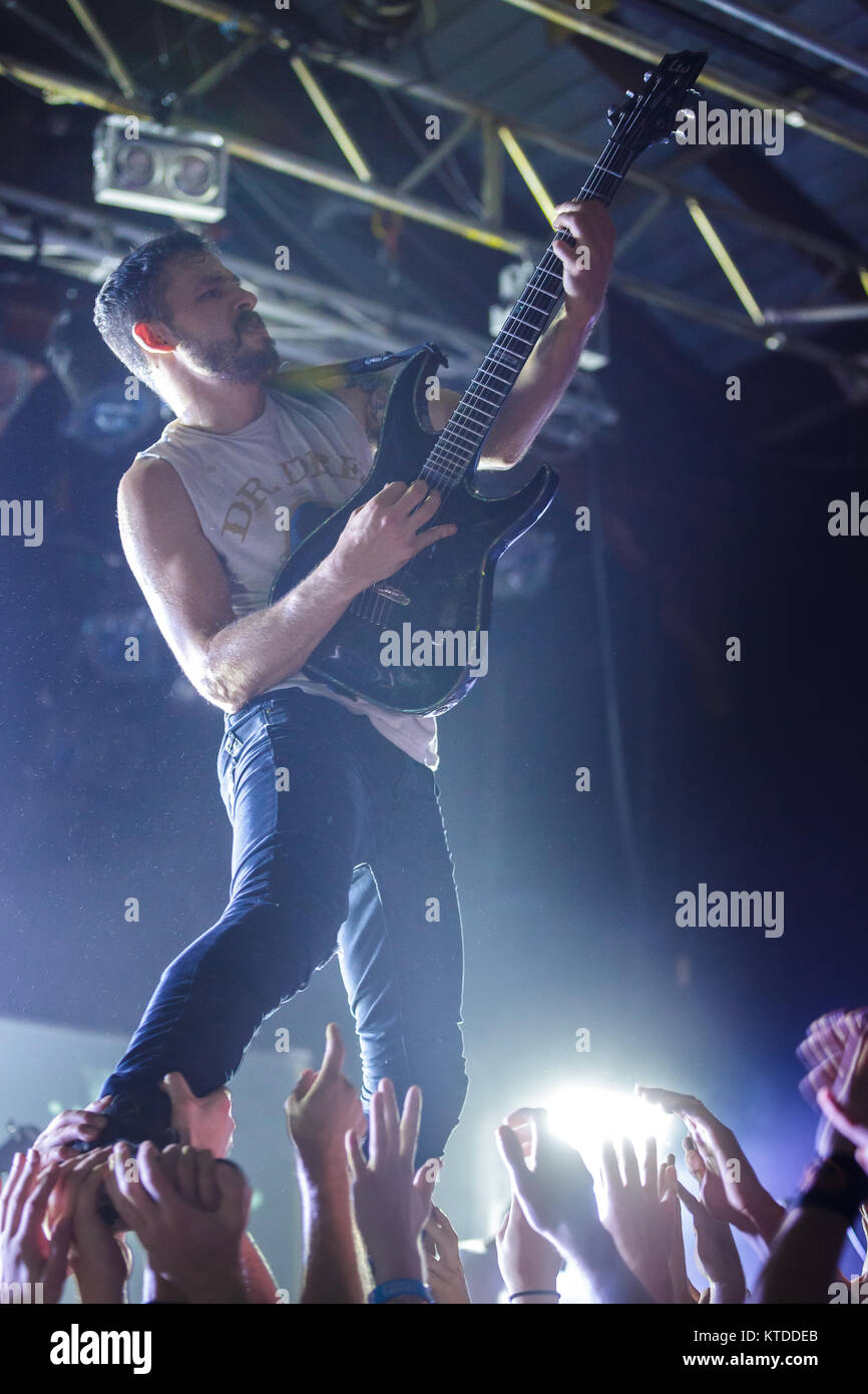 The American mathcore band The Dillinger Escape Plan performs a live ...