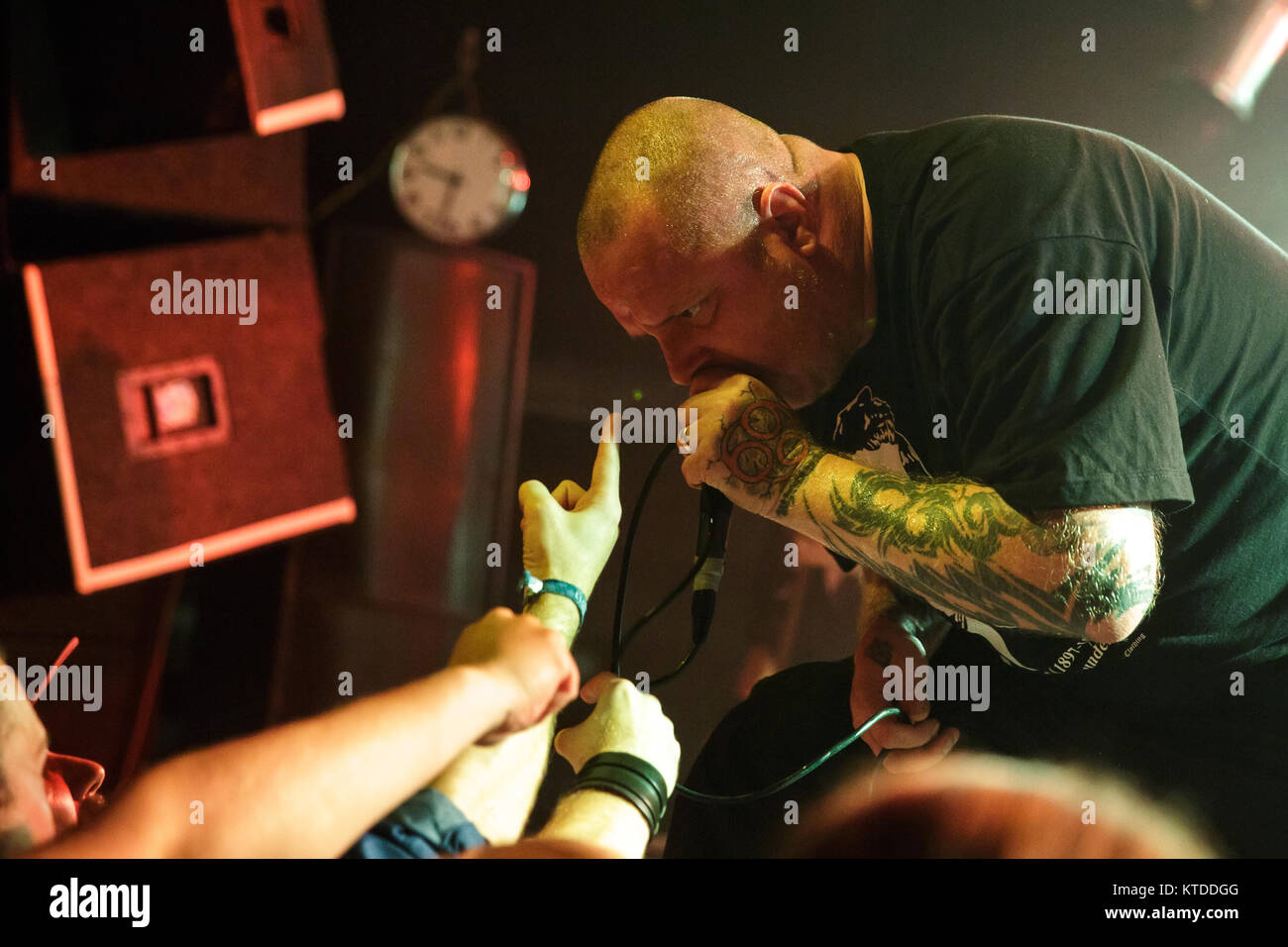 The Swedish heavy metal band The Haunted performs a live concert at ...