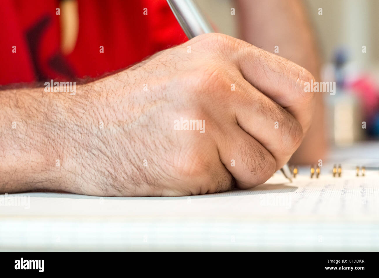 Close up hand take notes hi-res stock photography and images - Alamy