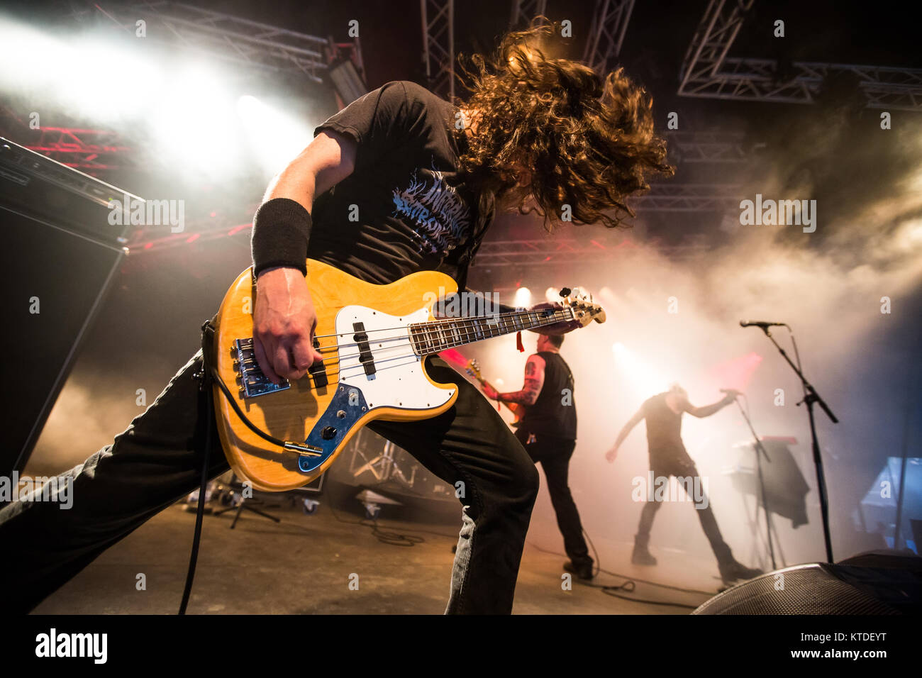 The American avant-garde metal band Tombs performs a live concert at ...