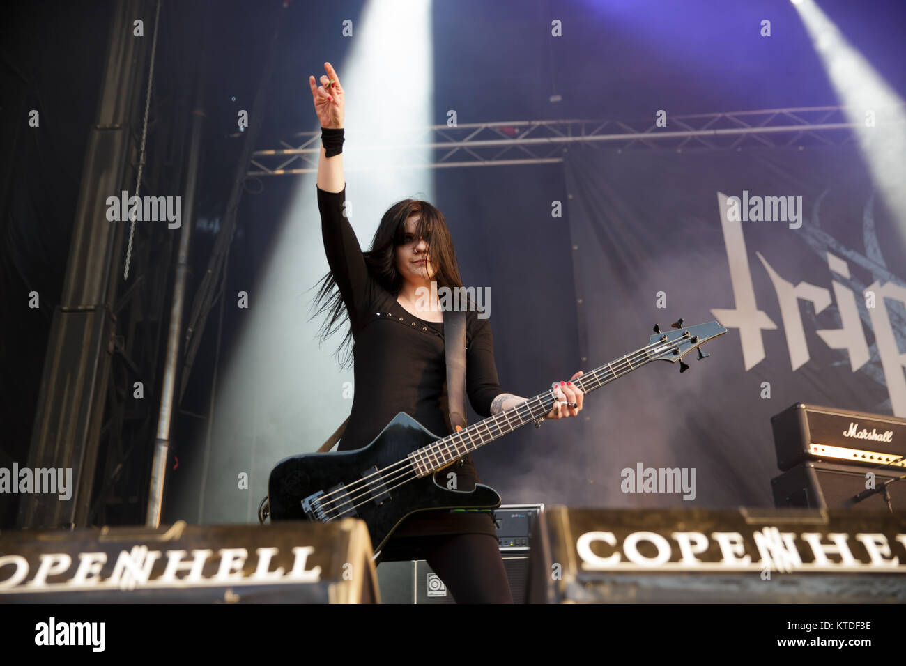 The Swiss extreme metal band Triptykon performs a live concert at the ...