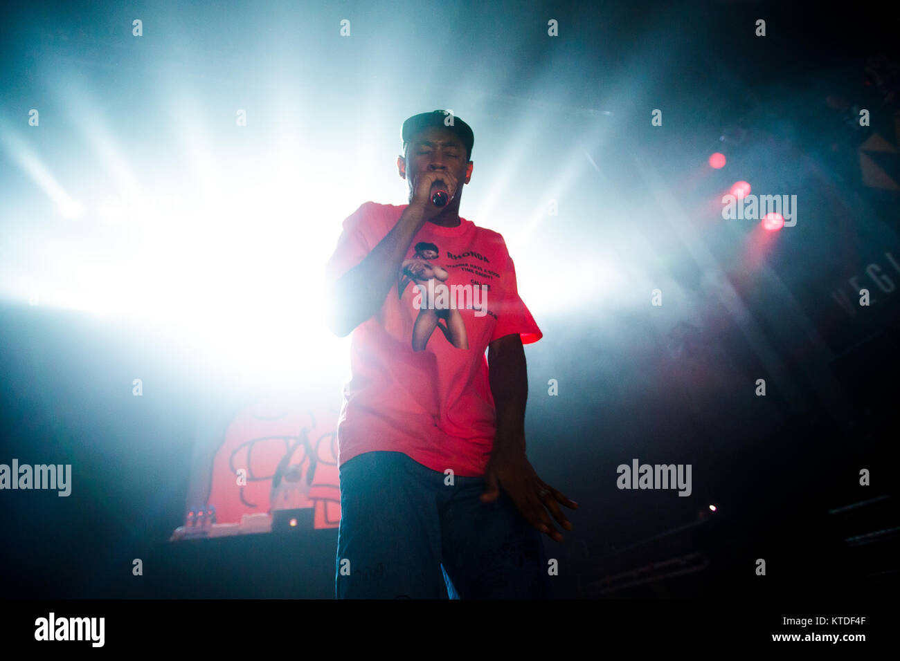 The American rapper and record producer Tyler, the Creator performs a ...