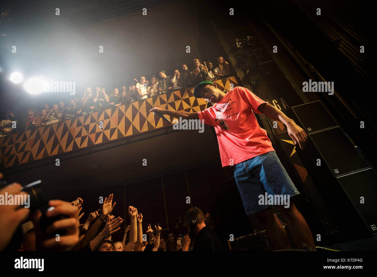 The American rapper and record producer Tyler, the Creator performs a ...