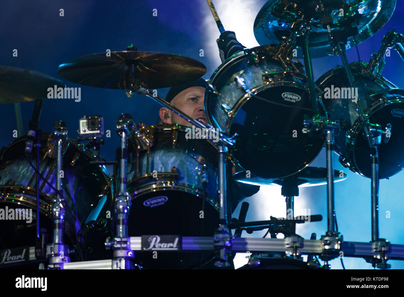 The Danish hard rock band Volbeat performs a live concert at ...
