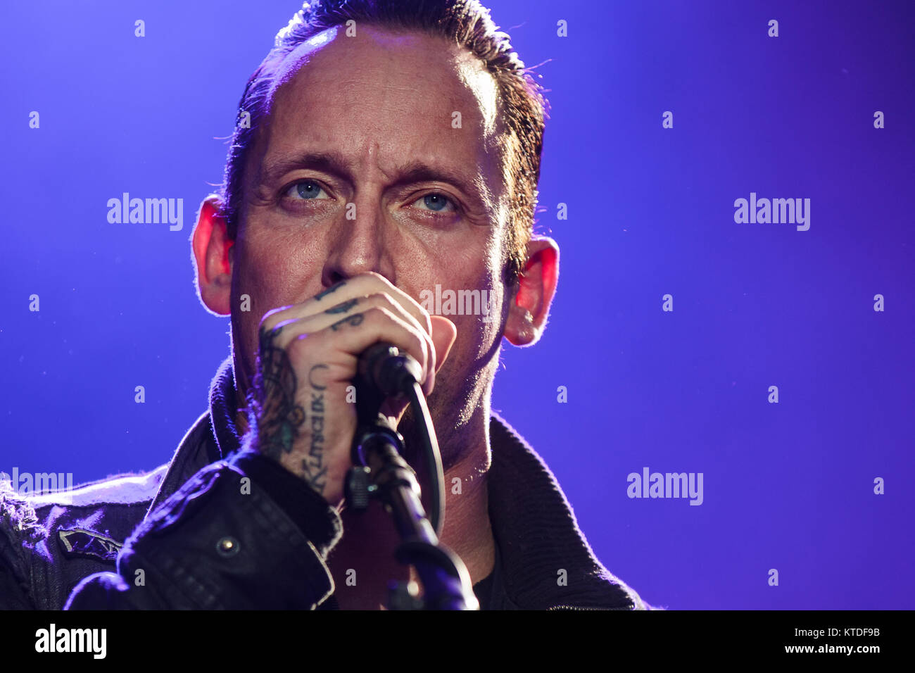 The Danish hard rock band Volbeat performs a live concert at ...