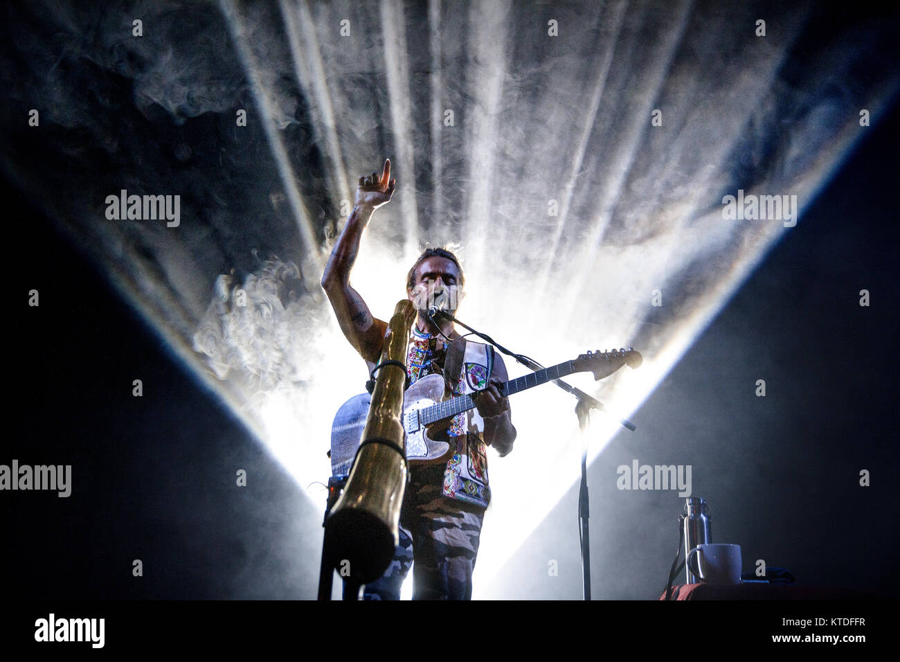 The Australian singer, songwriter and musician Xavier Rudd performs a ...