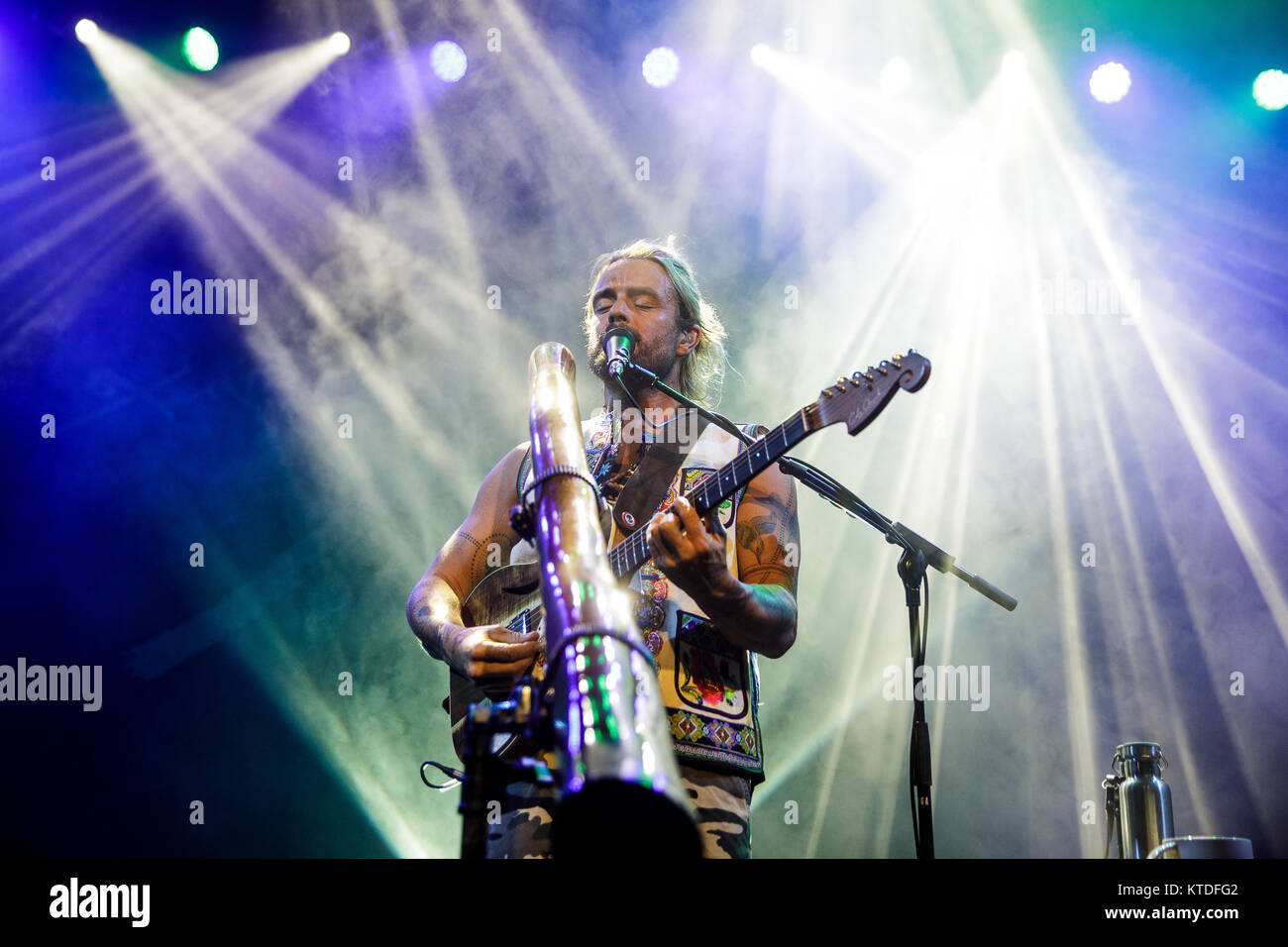 The Australian singer, songwriter and musician Xavier Rudd performs a ...