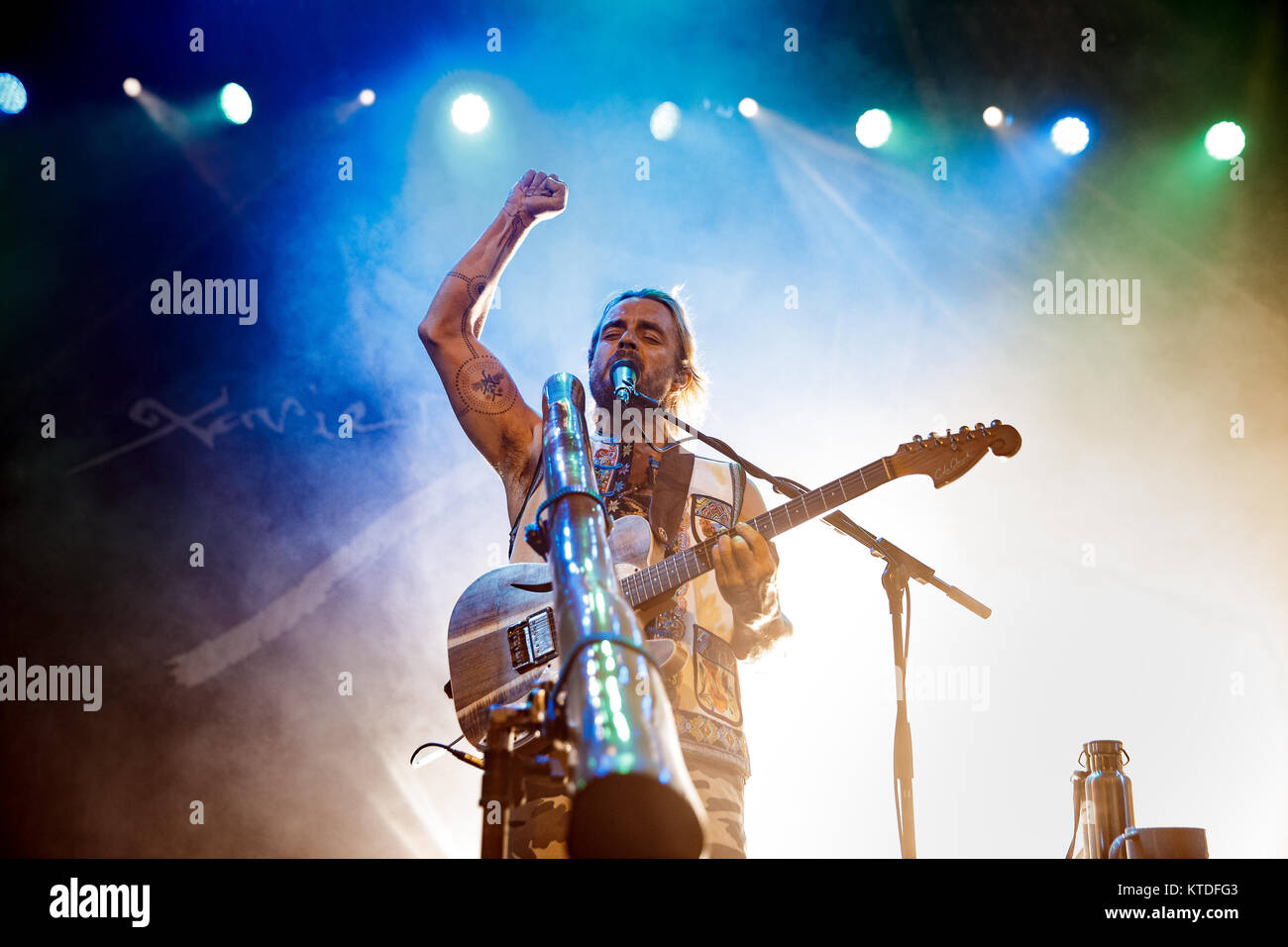 The Australian singer, songwriter and musician Xavier Rudd performs a ...