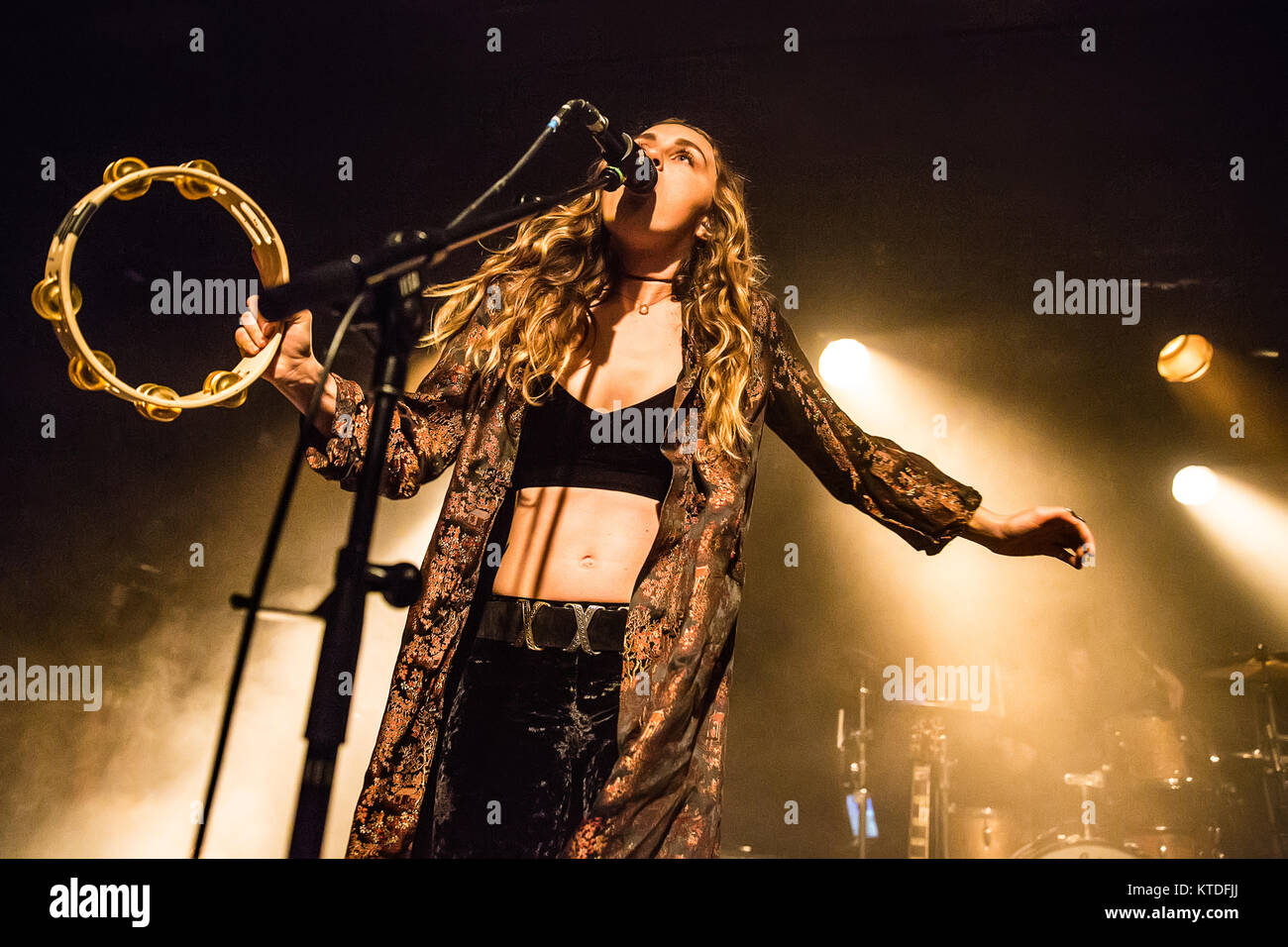 The American singer, songwriter and musician Zella Day performs a live ...