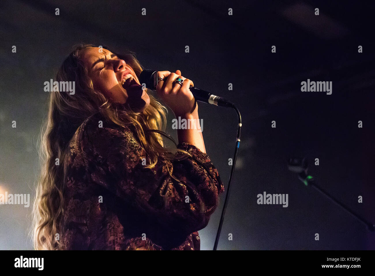 The American singer, songwriter and musician Zella Day performs a live ...