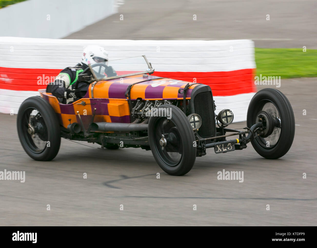 1921 GN Curtiss V8 Driven by Patrick Blakeney-Edwards at the Goodwood ...