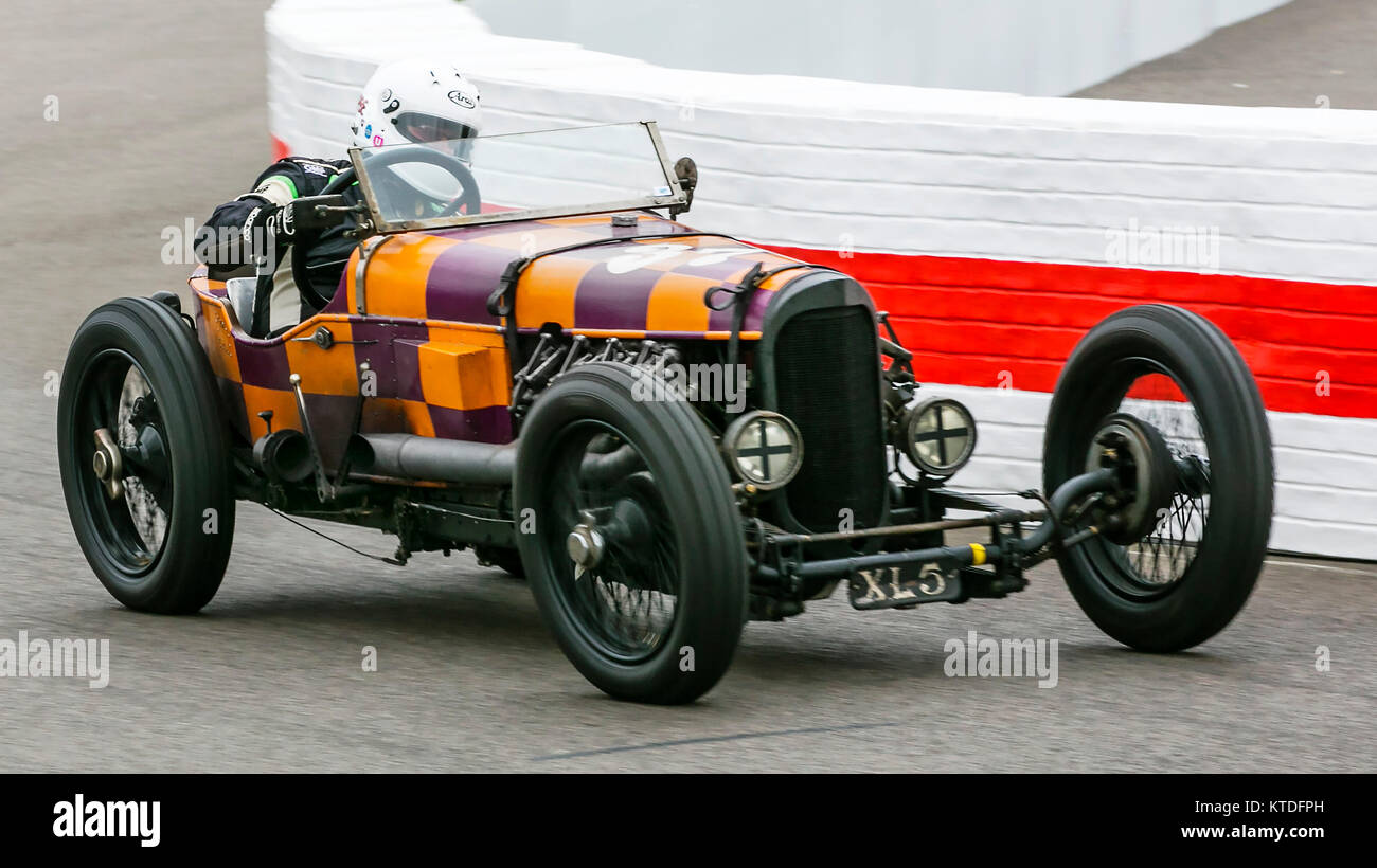 1921 GN Curtiss V8 Driven by Patrick Blakeney-Edwards at the Goodwood ...
