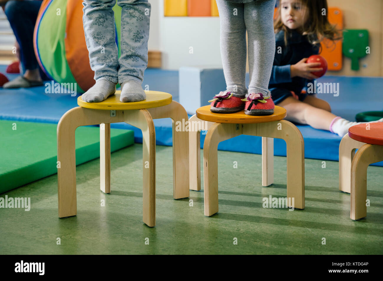 Child standing on adults feet hi-res stock photography and images - Alamy