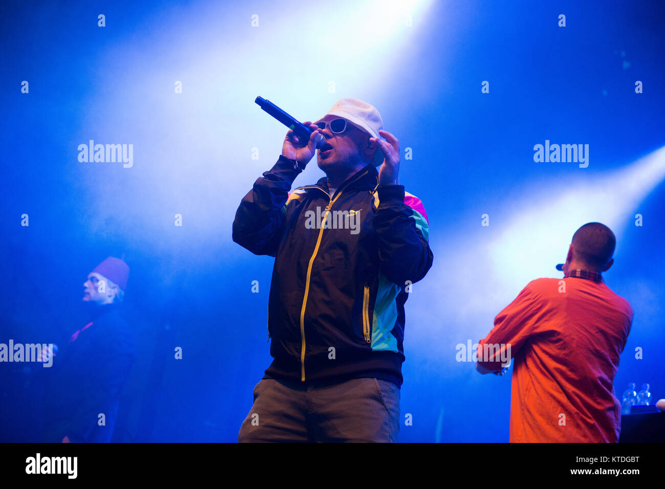 The legendary Danish rap group Malk De Koijn performs a live concert at ...
